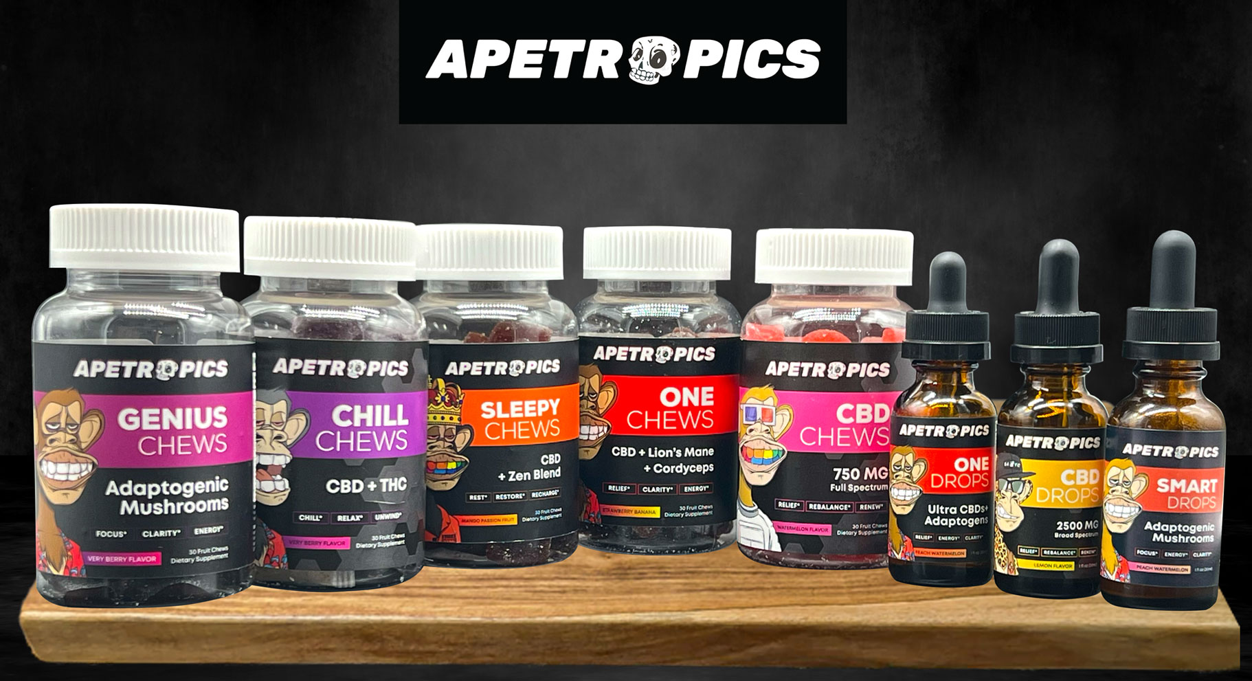 Apetropics Smart Drops, Nootropics, Functional Mushrooms for Focus and ...